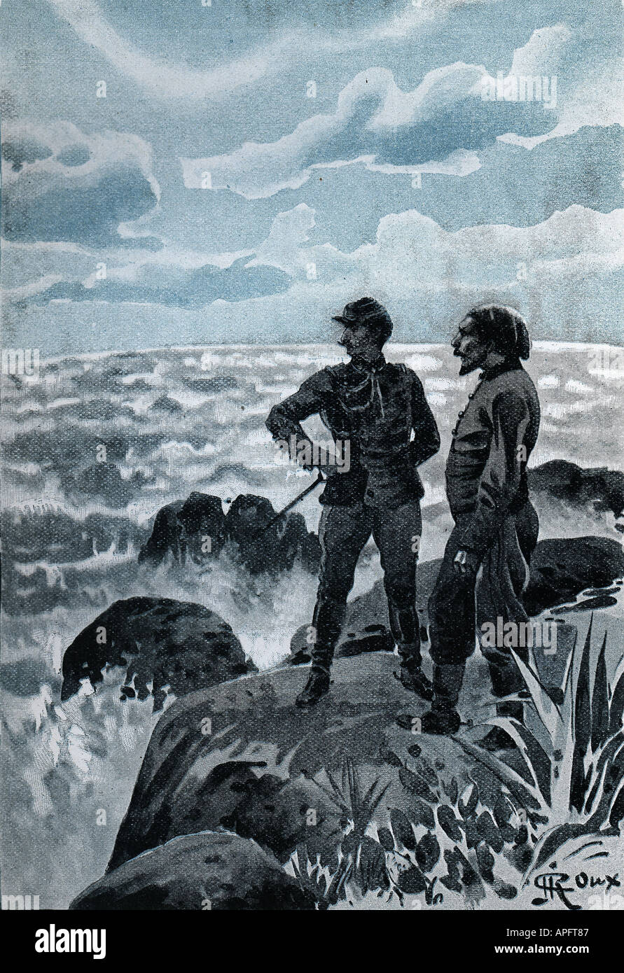 Jules Verne Hector Servadac illustration Stock Photo - Alamy