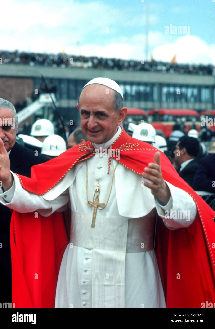 Pope Pius XII in Bogota, Columbia in August 1968 Stock Photo - Alamy