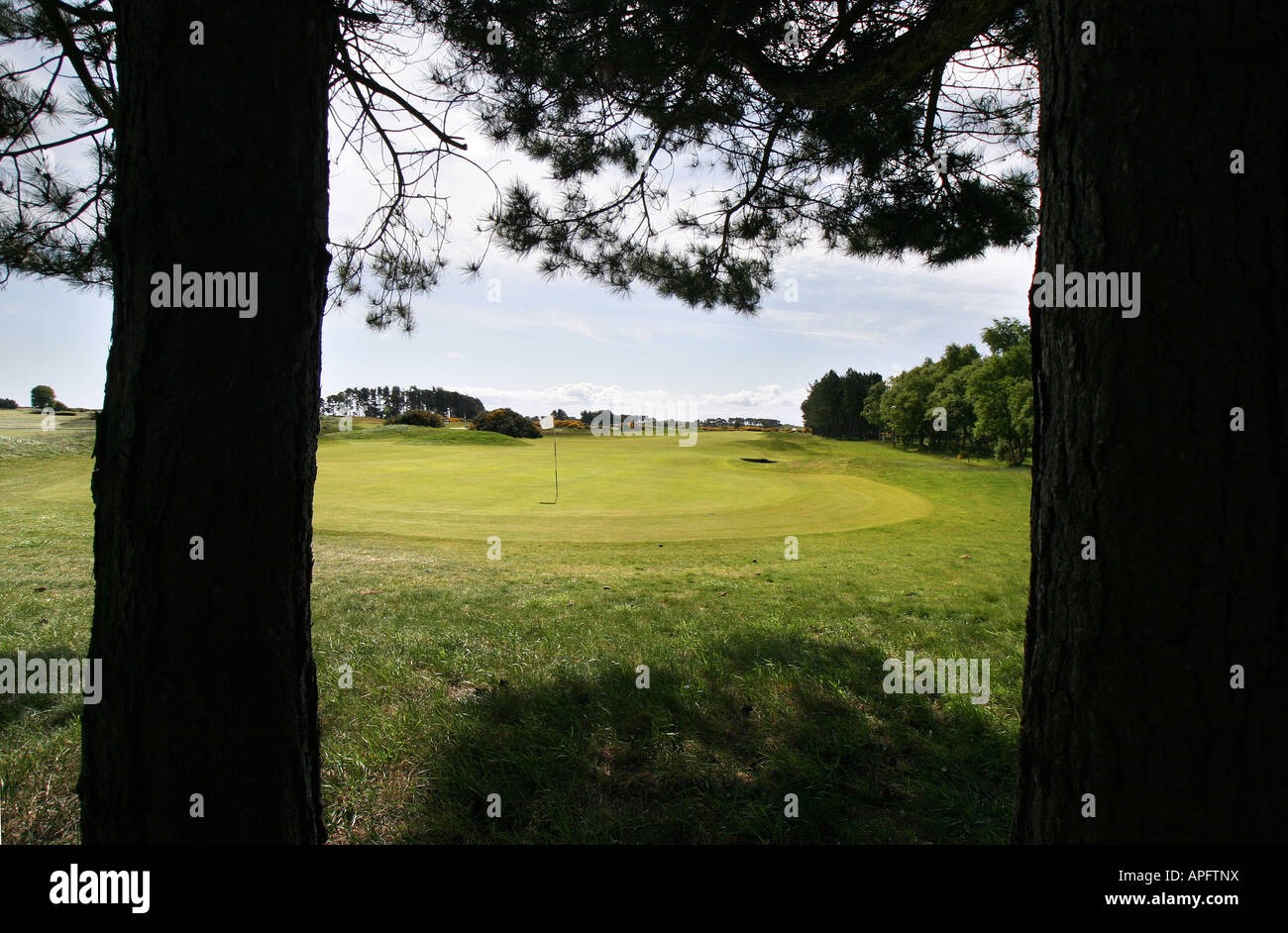 Carnoustie Championship Golf Links 9th Hole scotland open 2007 Stock ...