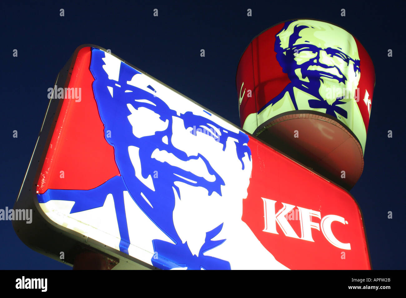 Michigan Otsego,KFC Kentucky Fried Chicken,lighted sign,information ...