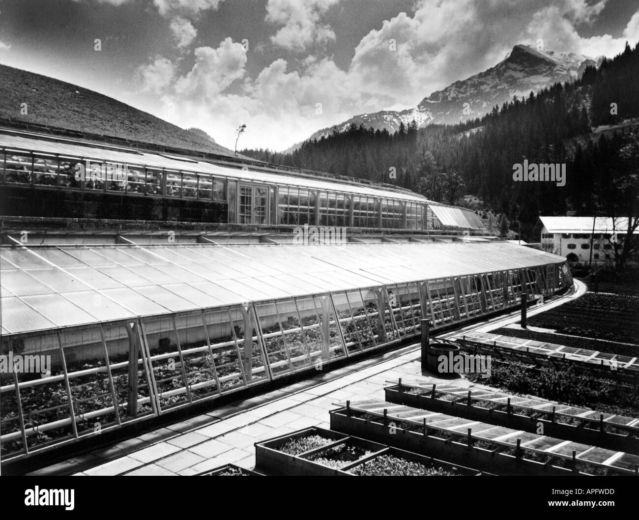 Eagle s Nest Adolf Hitler s retreat at Berchtesgaden greenhouses Stock ...