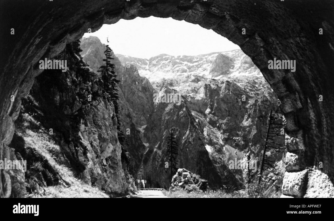 Eagle s Nest Adolf Hitler s retreat at Berchtesgaden access road Stock ...