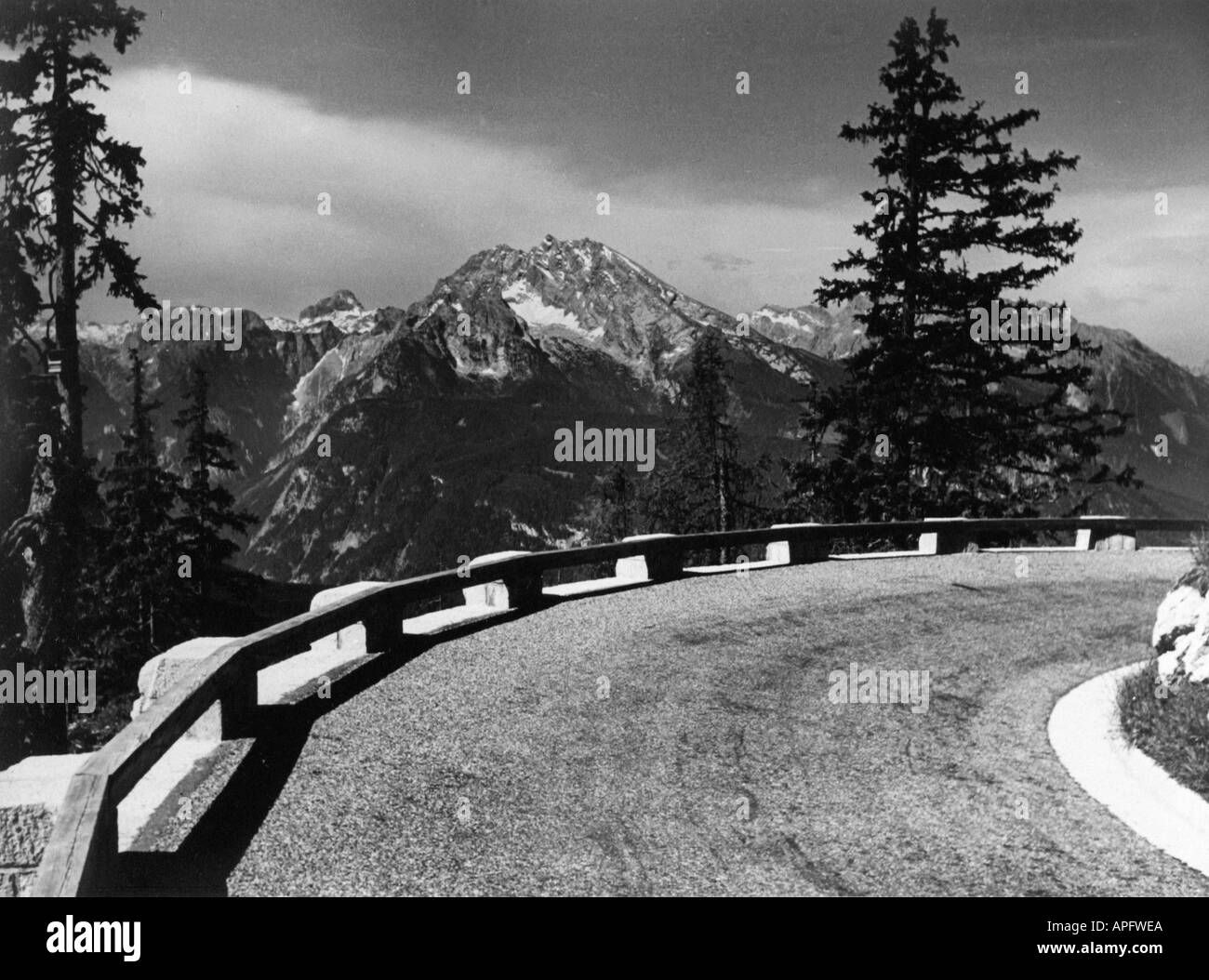 Eagle s Nest Adolf Hitler s retreat at Berchtesgaden access road Stock ...