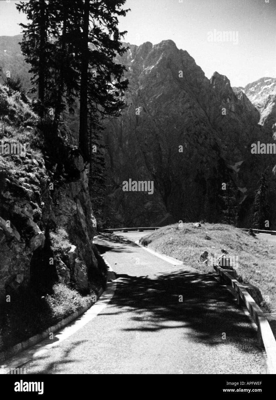Eagle s Nest Adolf Hitler s retreat at Berchtesgaden access road Stock ...