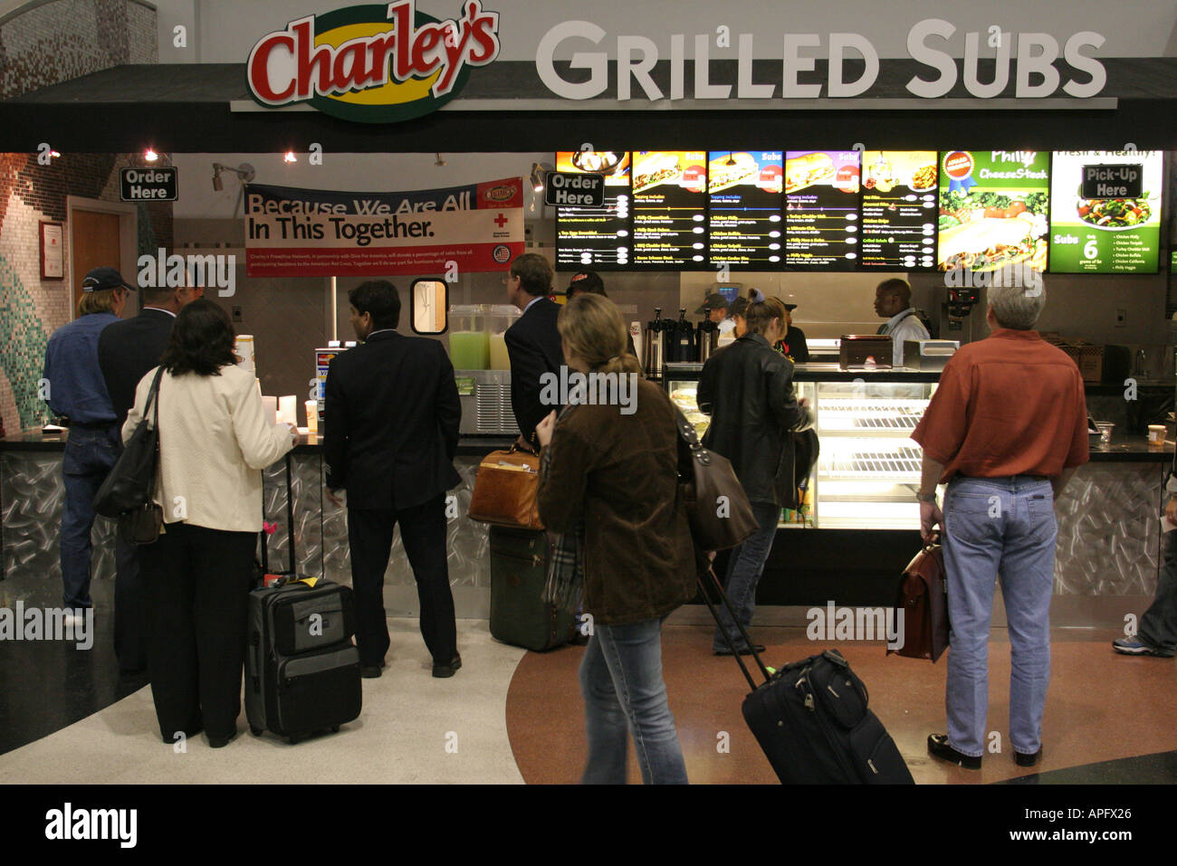 Detroit Michigan,Wayne County Airport,fast food,franchise,Charley's ...