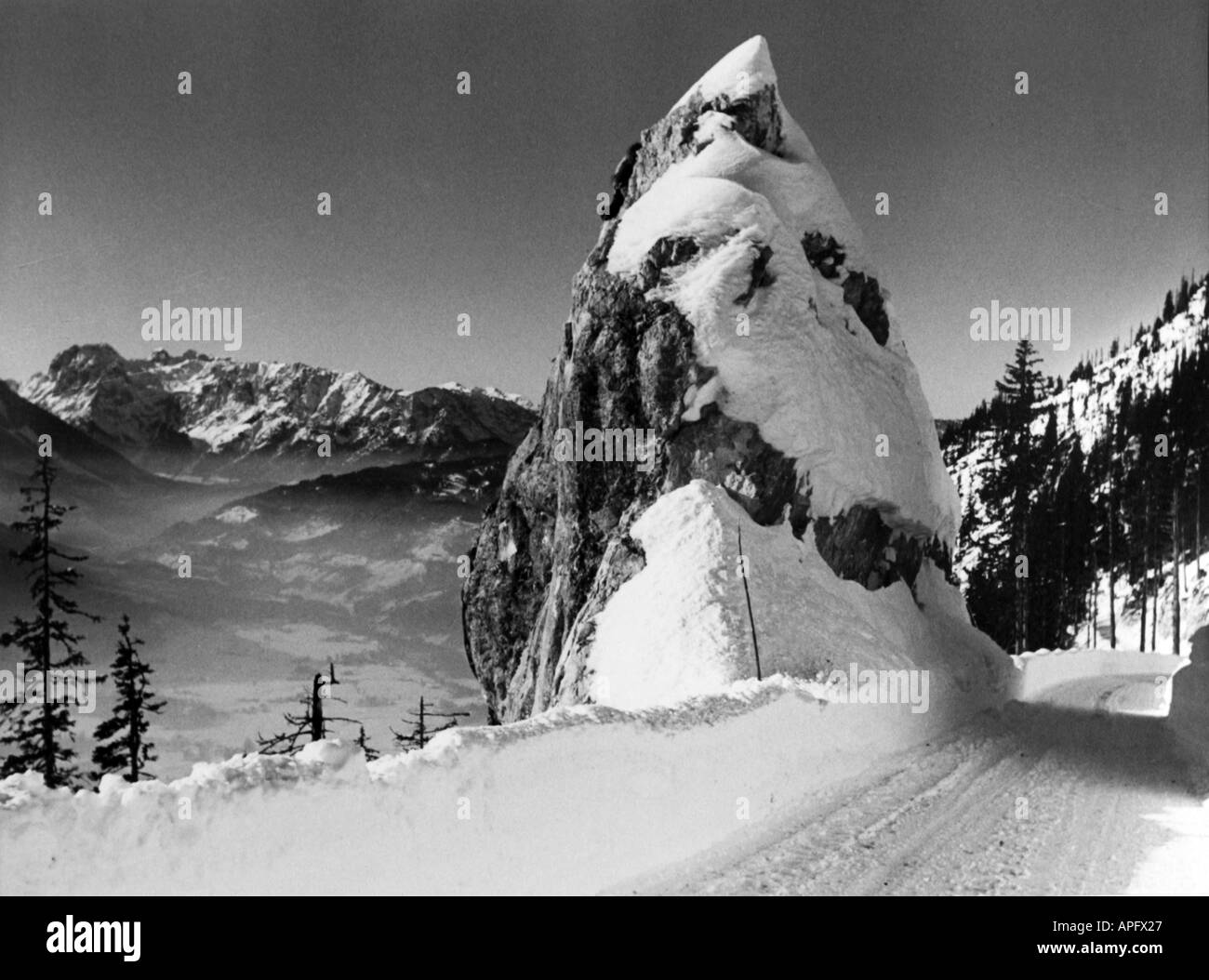Access road to Eagle s Nest Adolf Hitler s retreat at Berchtesgaden ...