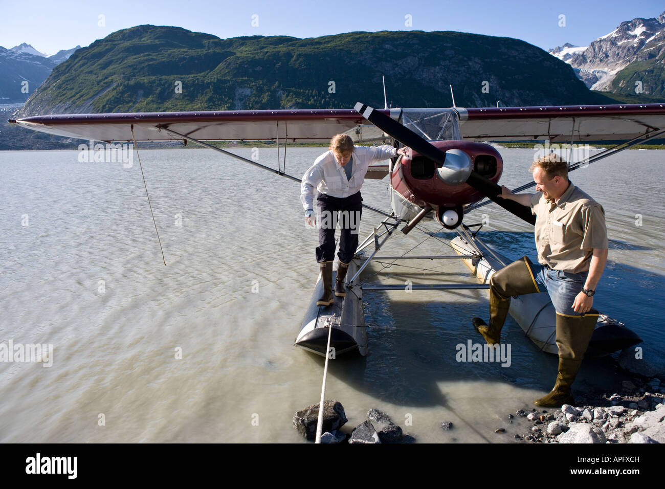 alaska summit lake and unnamed glacier lake clark national park unnamed ...