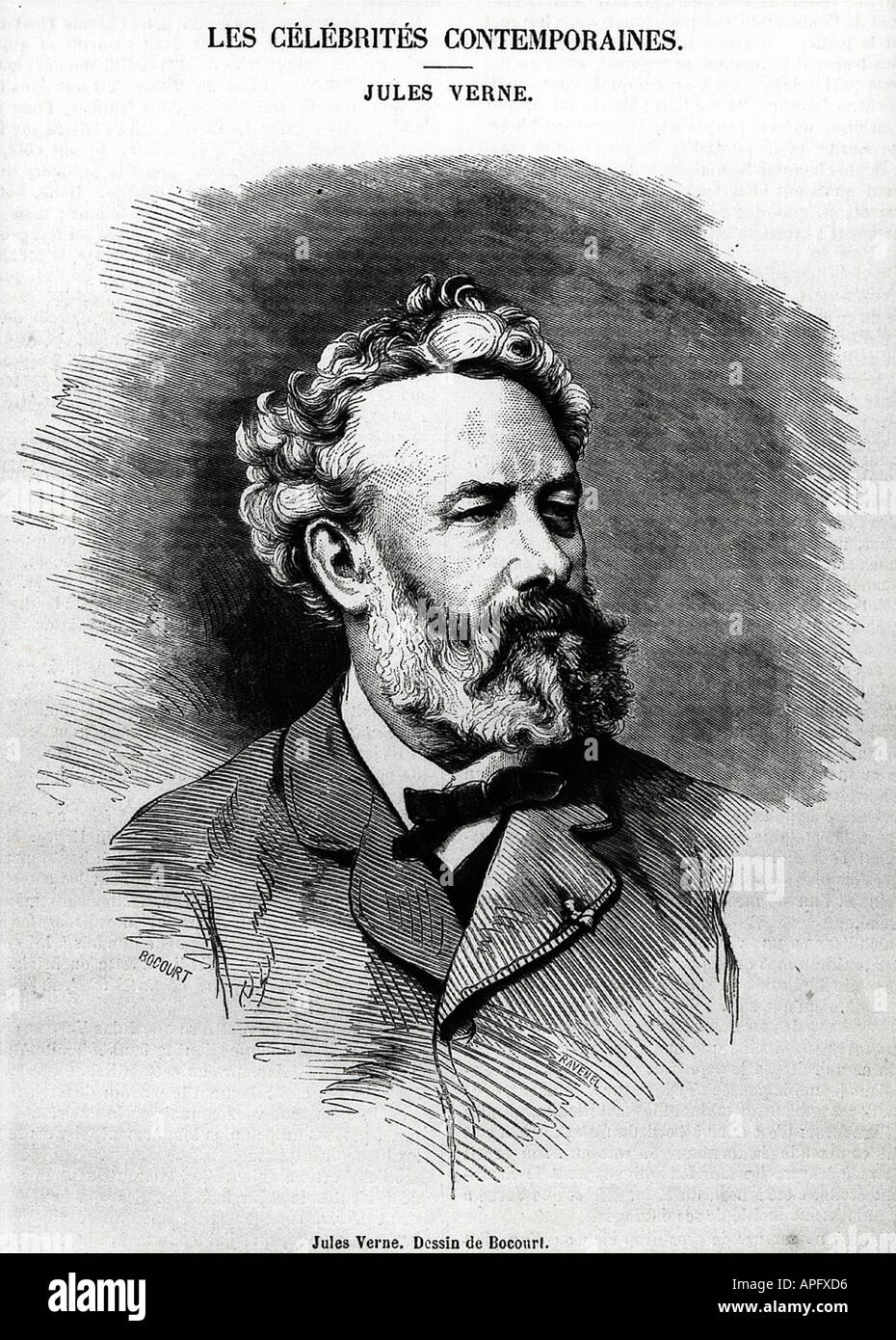 Portrait de Jules Verne Stock Photo - Alamy