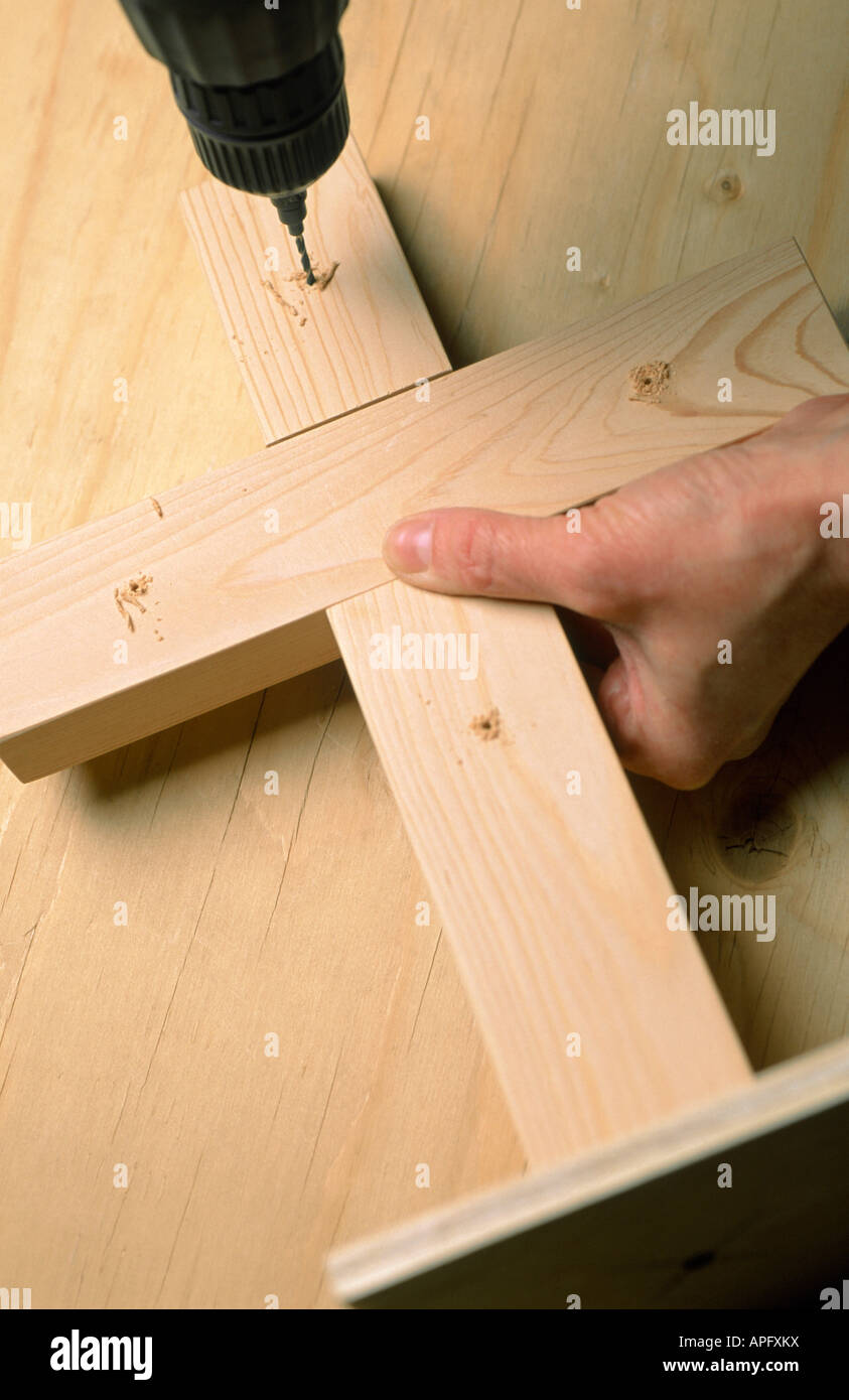 Building a cross Stock Photo - Alamy