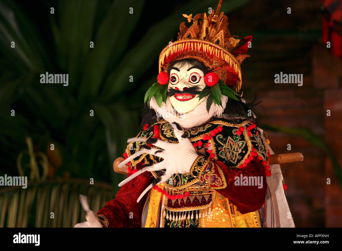 Traditional Balinese dancer in costume, Ubud, Bali, Indonesia Stock ...