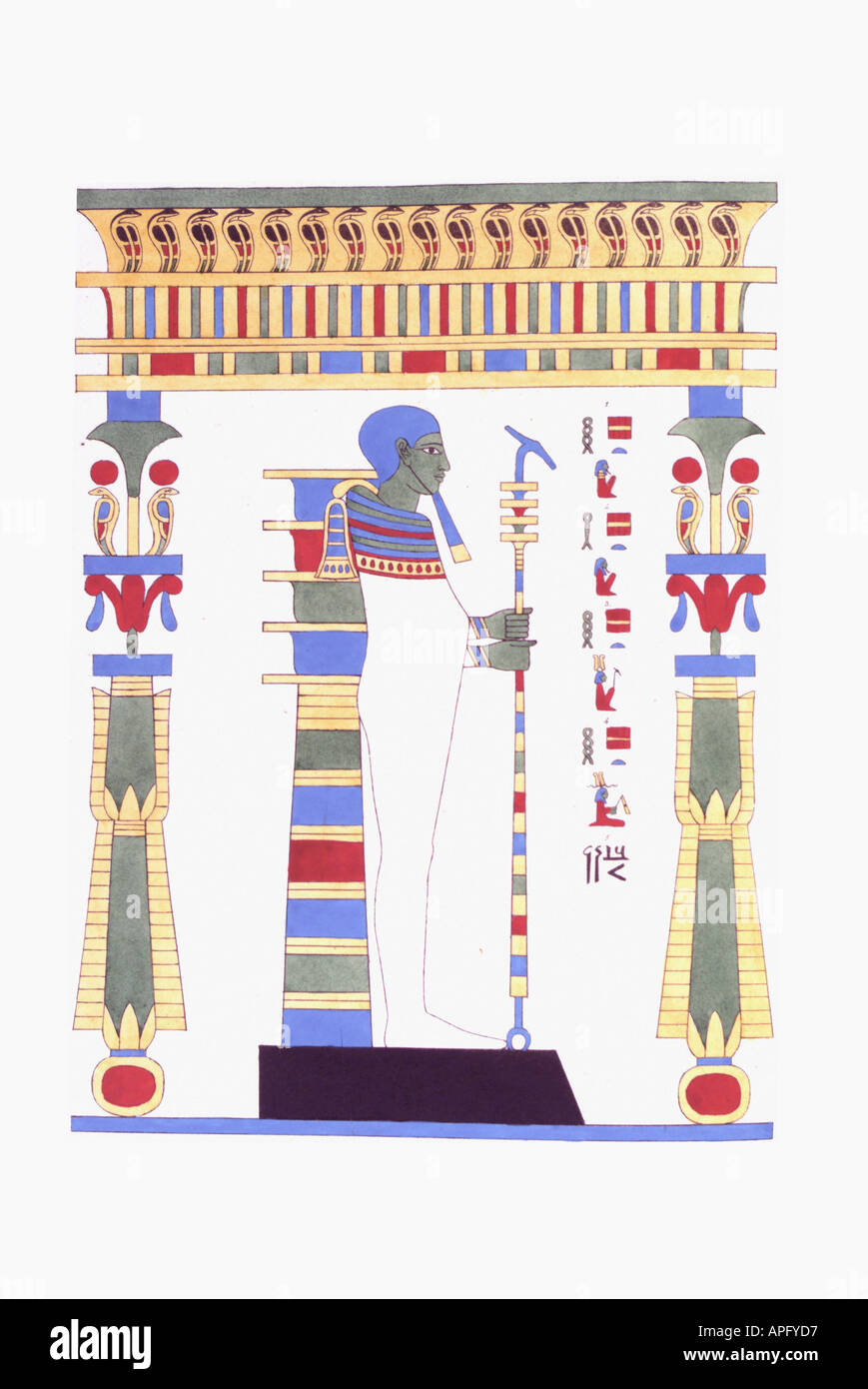 Phtah ou Ptha Stock Photo - Alamy