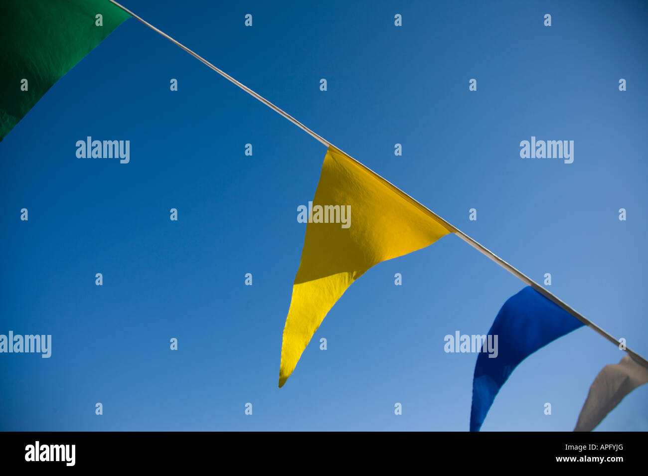 Flags waving in the breeze Stock Photo - Alamy
