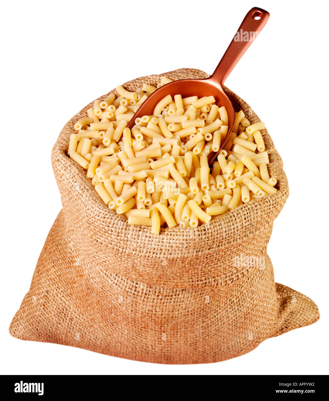 SACK OF MACARONI PASTA CUT OUT Stock Photo - Alamy