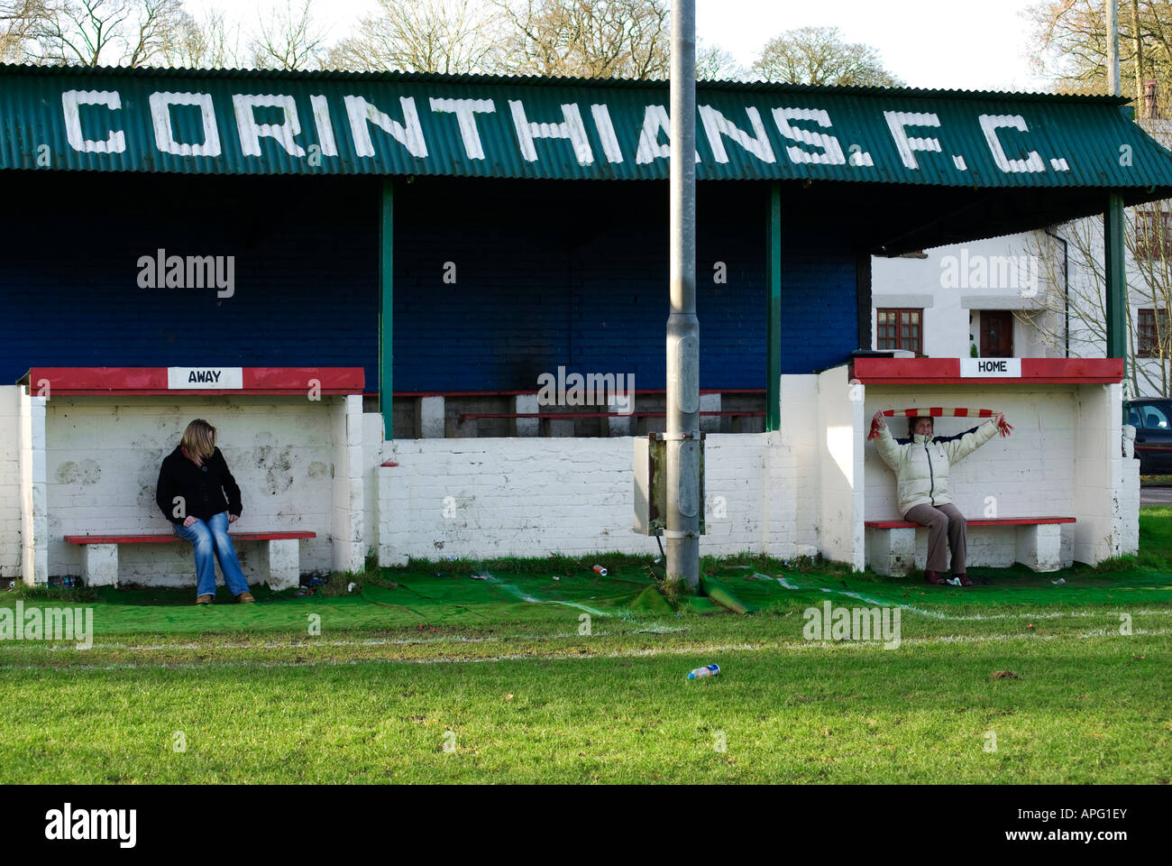 Home and away football fans hi-res stock photography and images - Alamy
