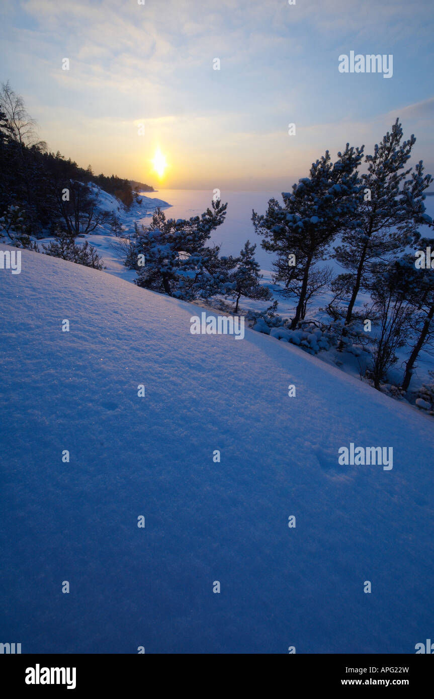 Winter at the sun Stock Photo - Alamy