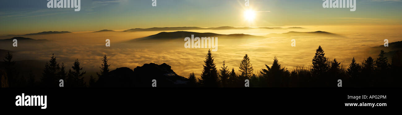 Inversion at sunset Stock Photo - Alamy