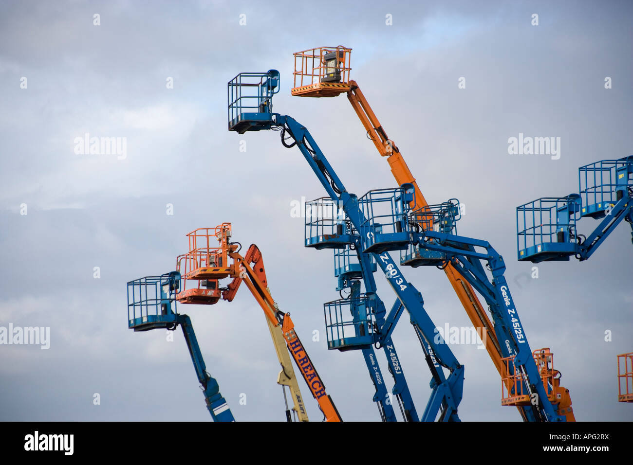 Aerial Platform Lifts Stock Photo - Alamy