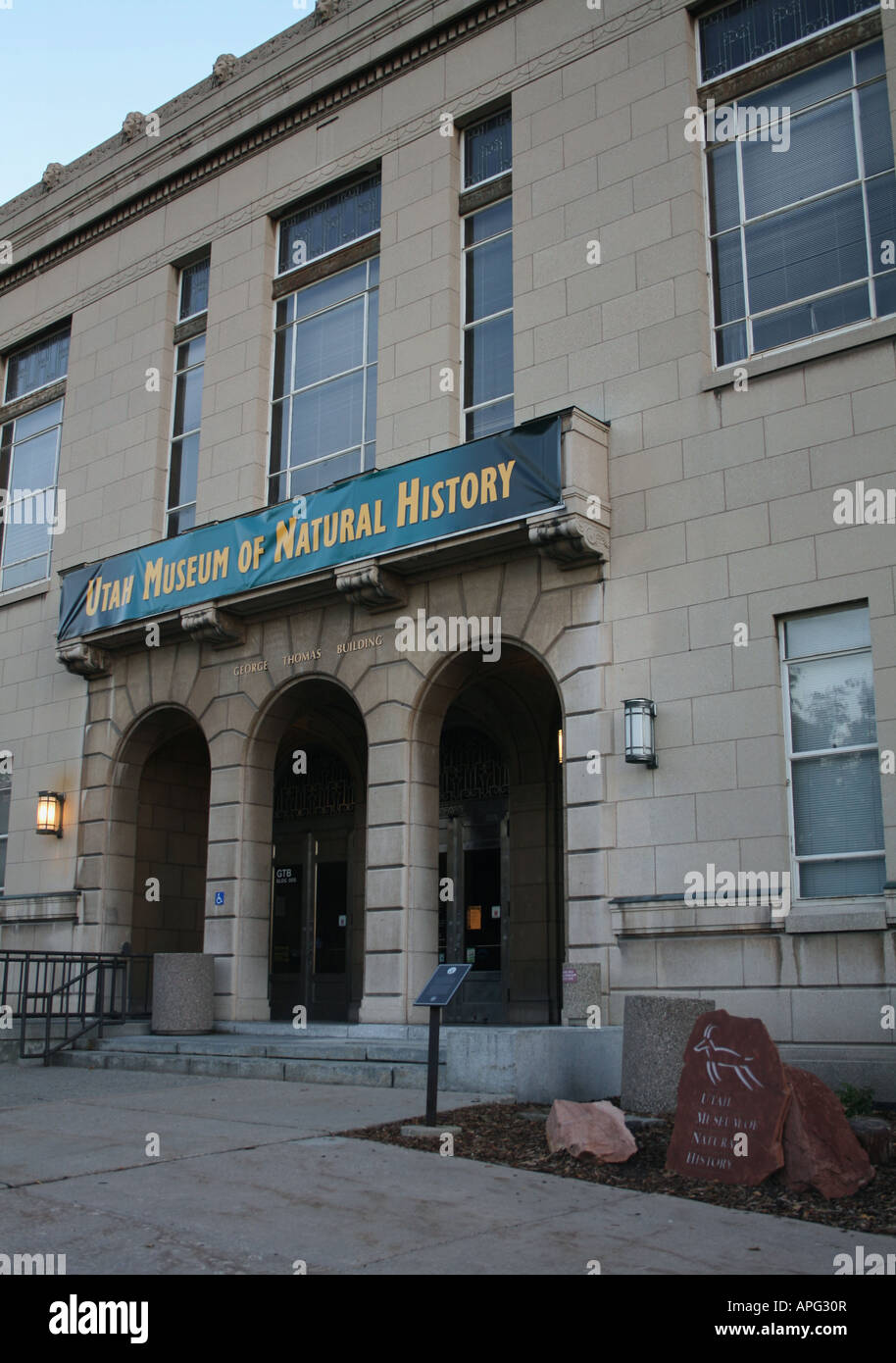 entrance to Utah Museum of Natural History, Salt Lake City October 2007 ...