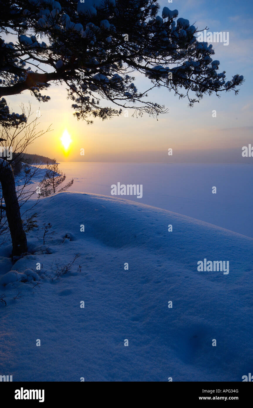 Winter at the sun Stock Photo - Alamy