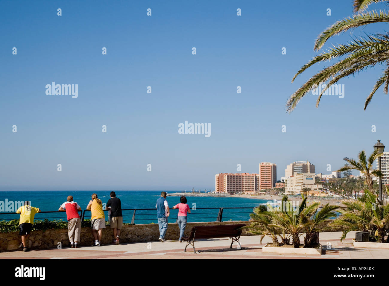 Promenade benalmadena benalmadena costa costa hi-res stock photography ...