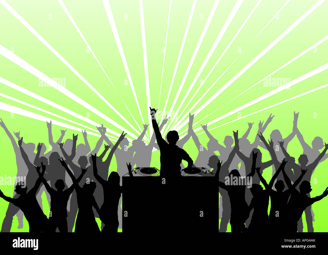 happy people dancing at a party Stock Photo - Alamy