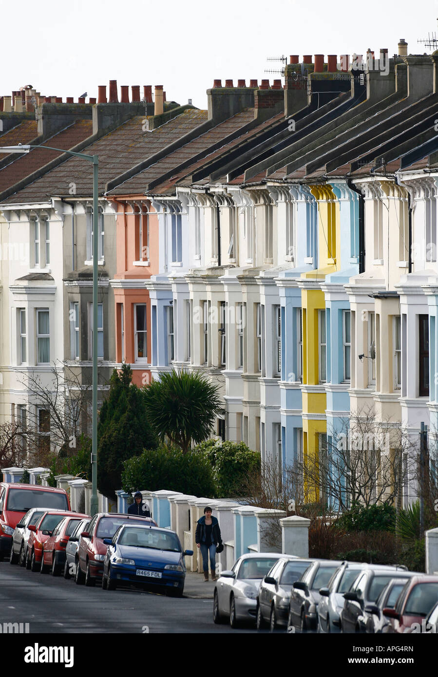 Brighton uk colorful houses hi-res stock photography and images - Alamy