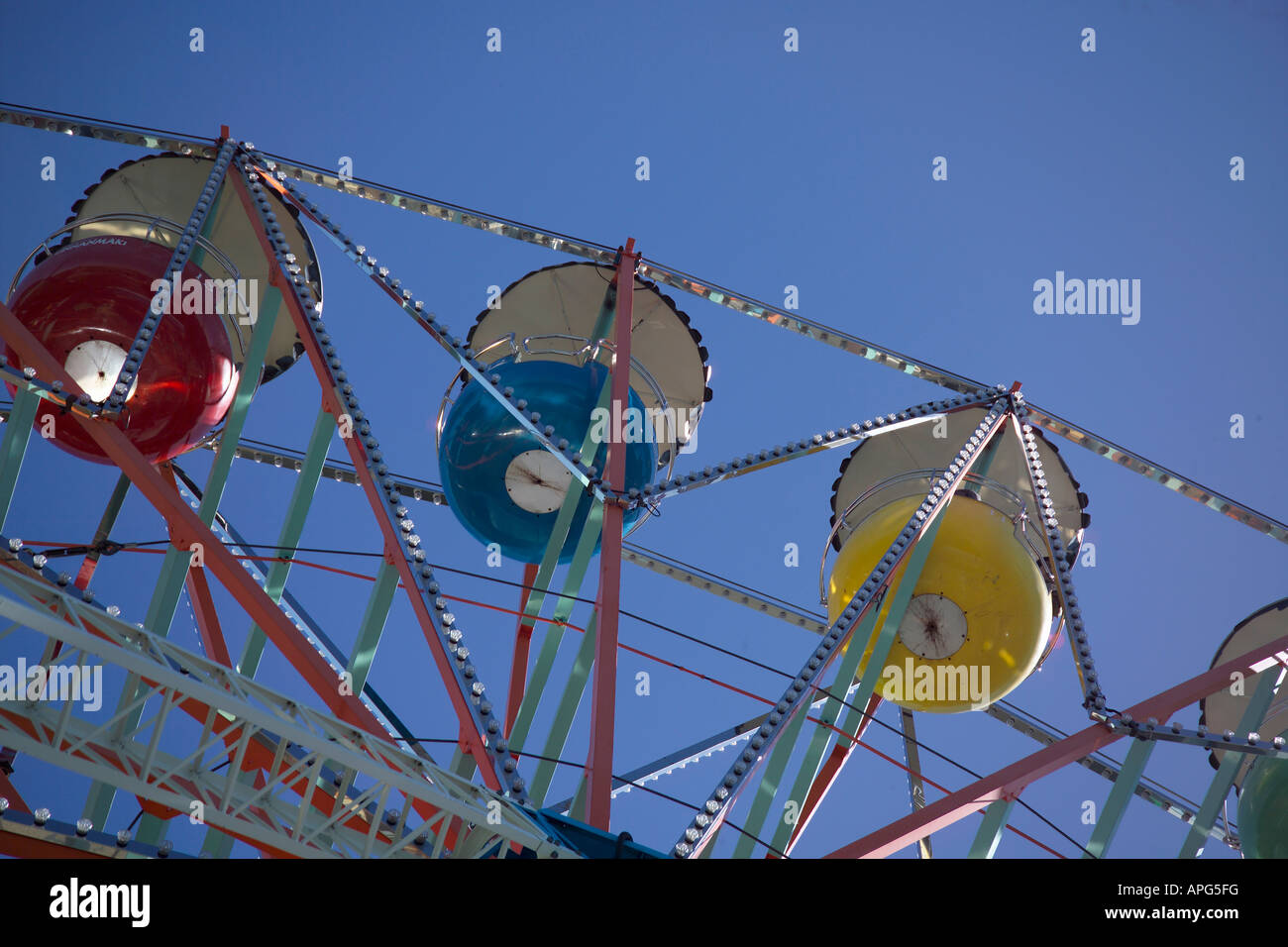 Multicolored Ferris Wheel Stock Photo - Alamy