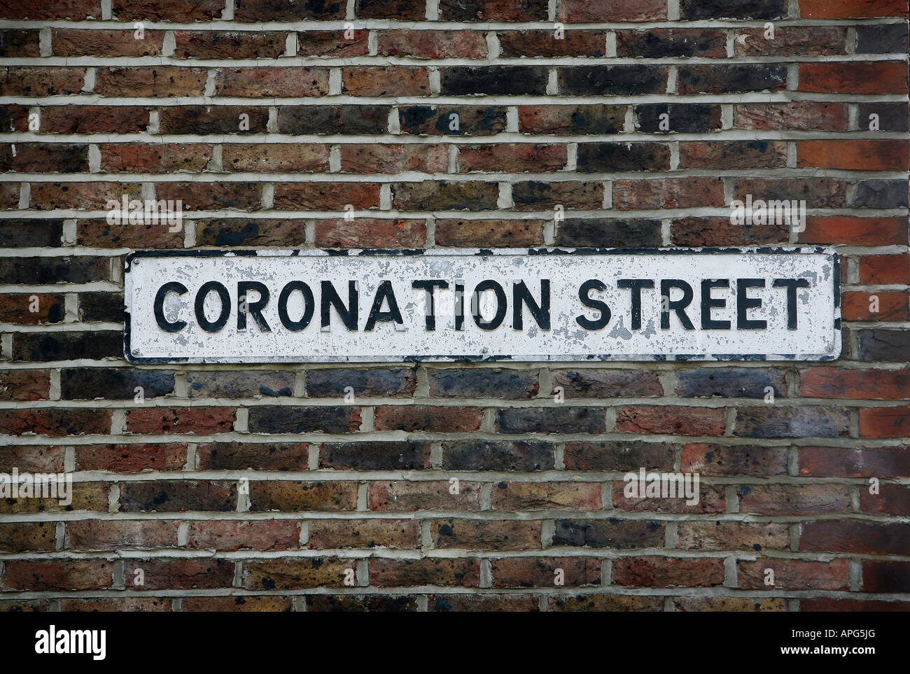 Coronation street sign hi-res stock photography and images - Alamy