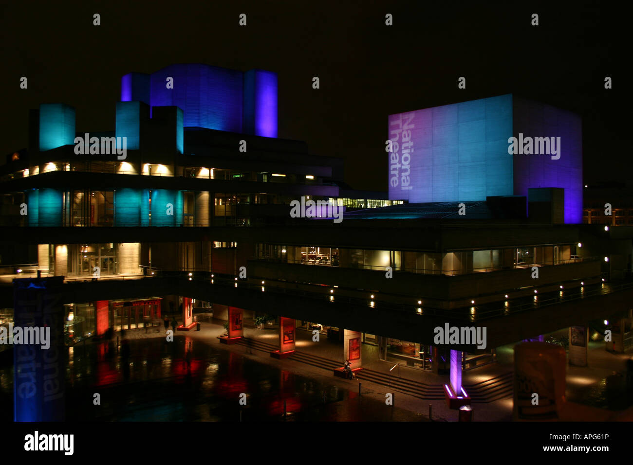 Royal Festival Hall at night Stock Photo - Alamy