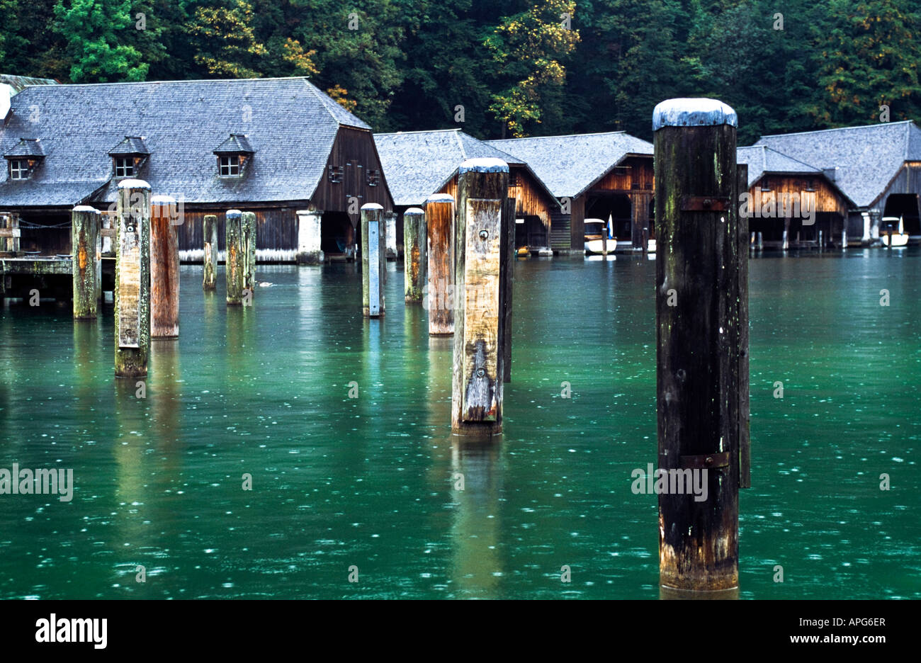 Boat houses in Germany, Europe Stock Photo - Alamy