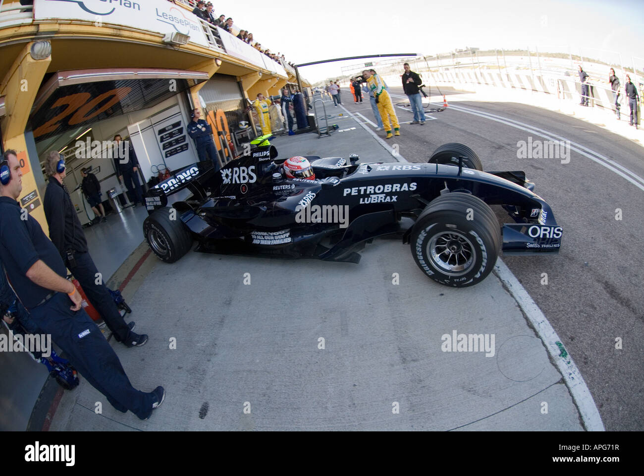 Kazuki Nakajima (JAP) in the Williams FW30 during Formula 1 Tests Stock ...