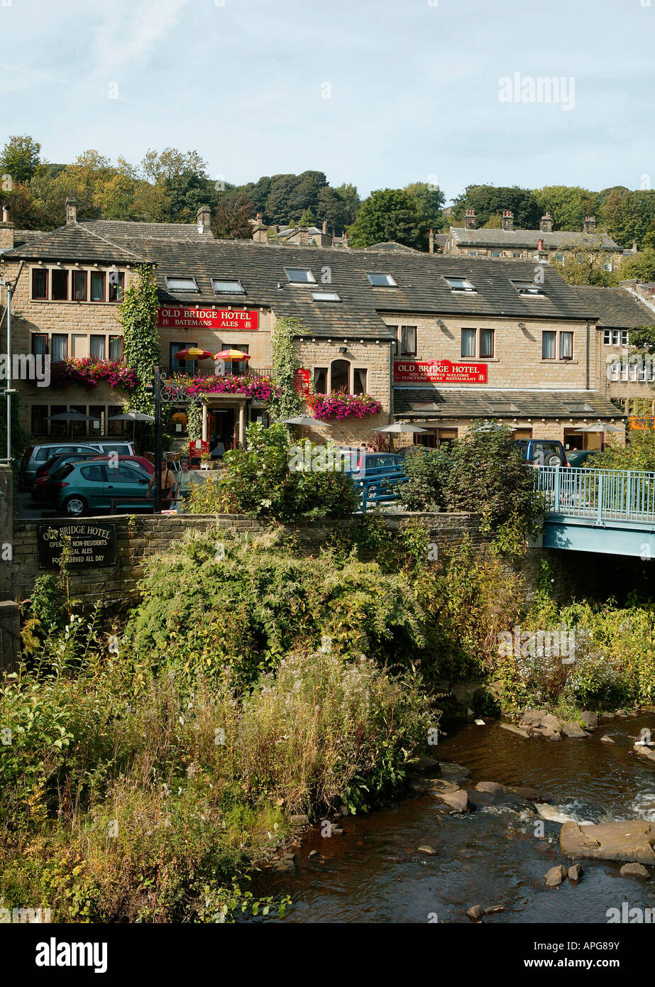 HOLMFIRTH TOWN CENTRE YORKSHIRE ENGLAND Stock Photo - Alamy