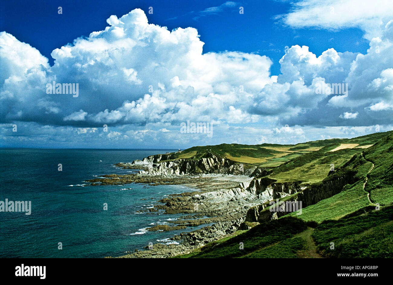 Shoreline in North Devon, England Stock Photo - Alamy
