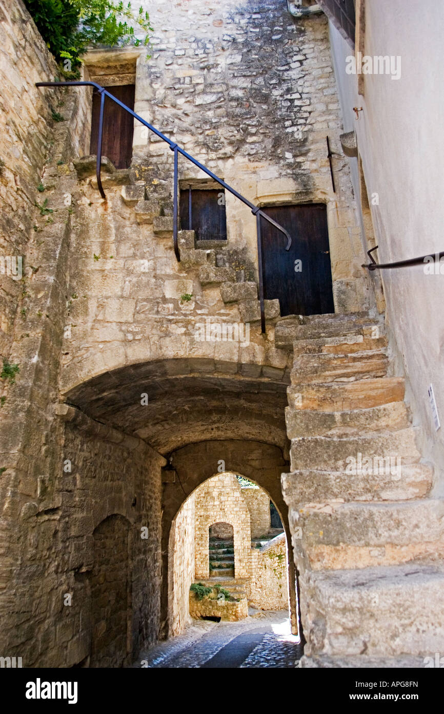 A French courtyard Stock Photo - Alamy