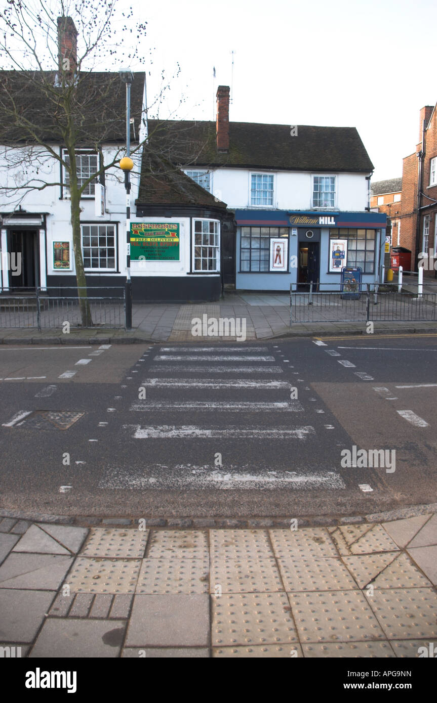 A pedestrian or zebra crossing Stock Photo - Alamy