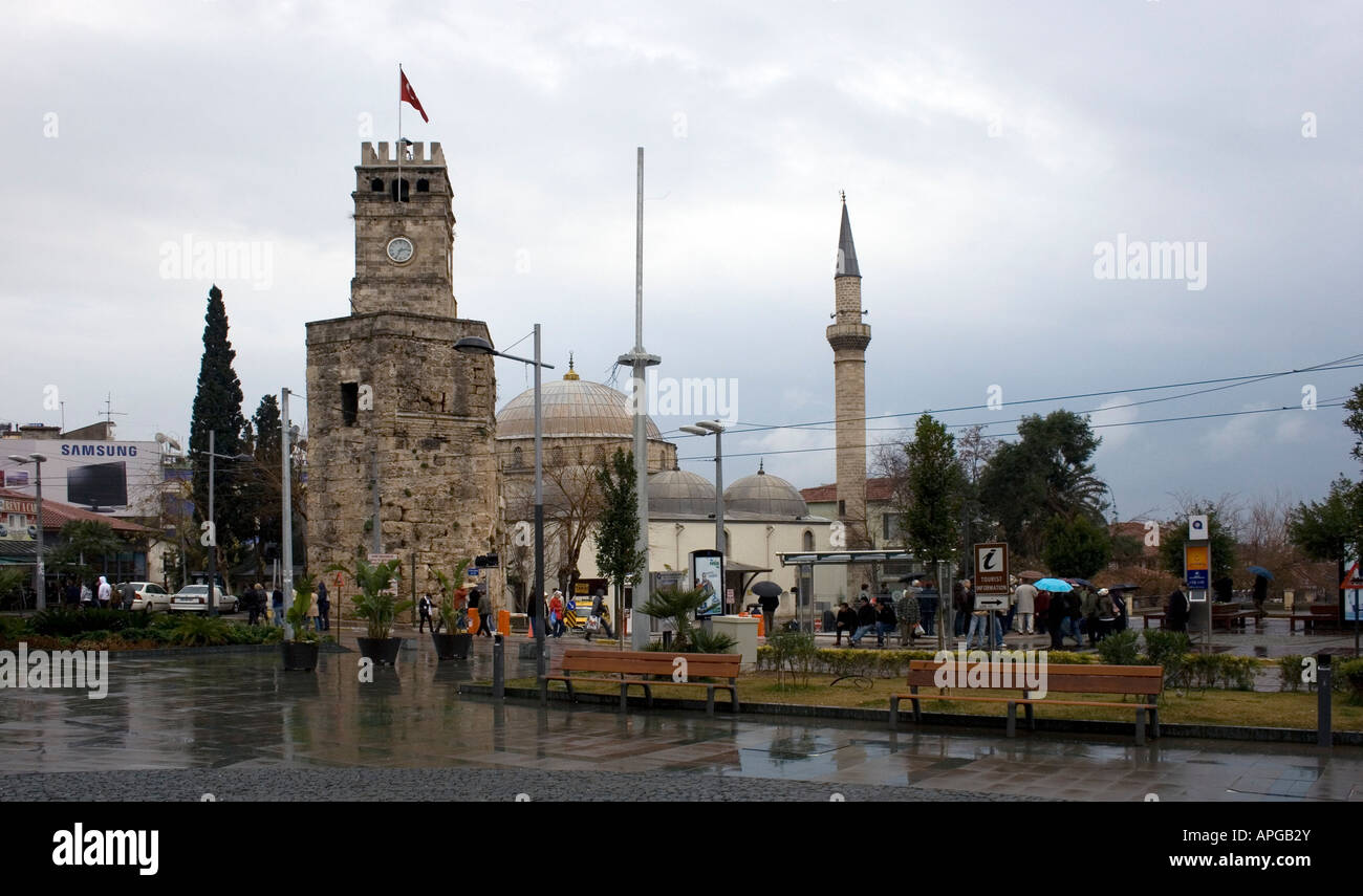 Antalya clock tower hi-res stock photography and images - Alamy