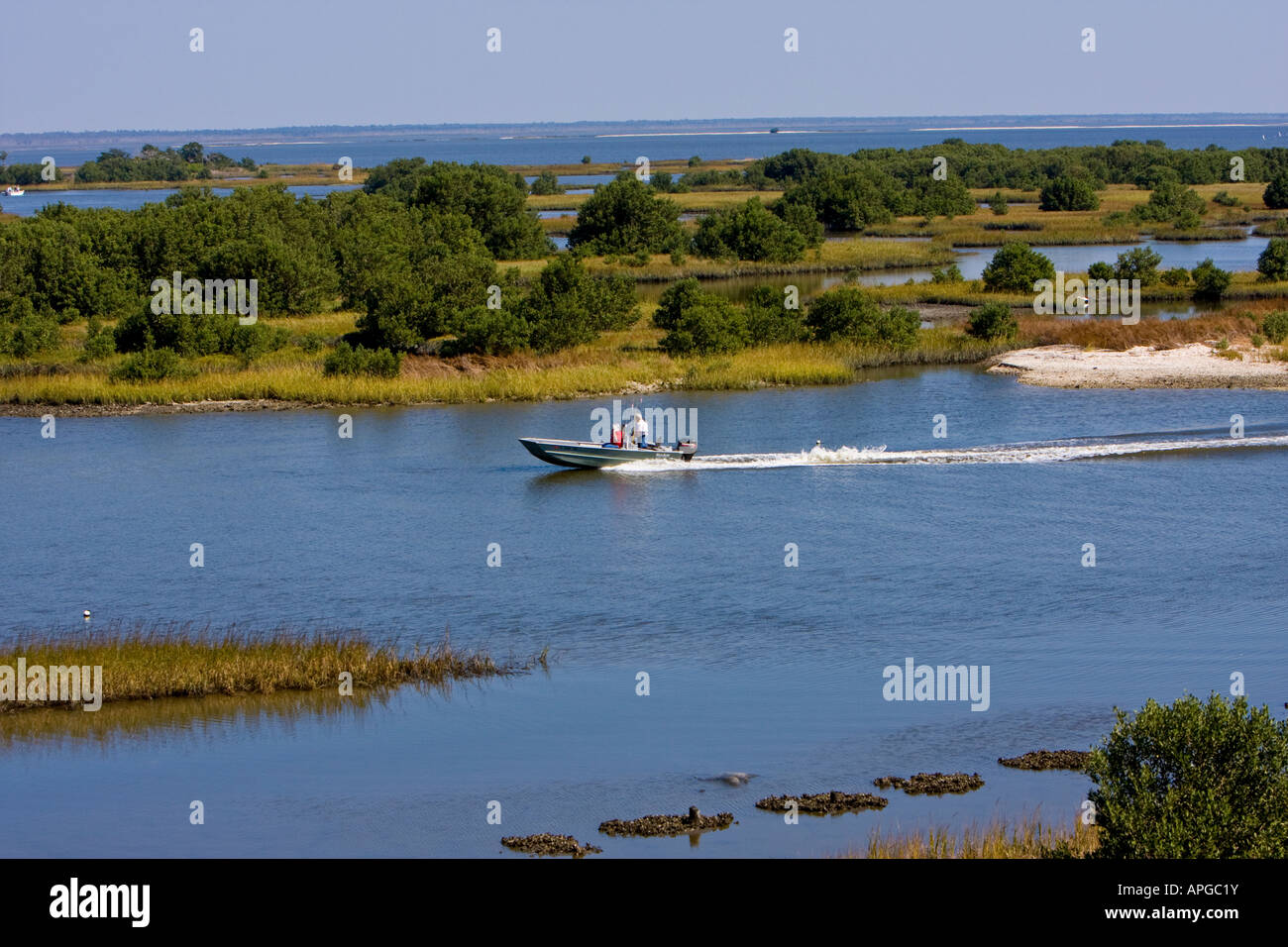 Tourist and Vacation Views of Historical Cedar Key Florida Stock Photo ...