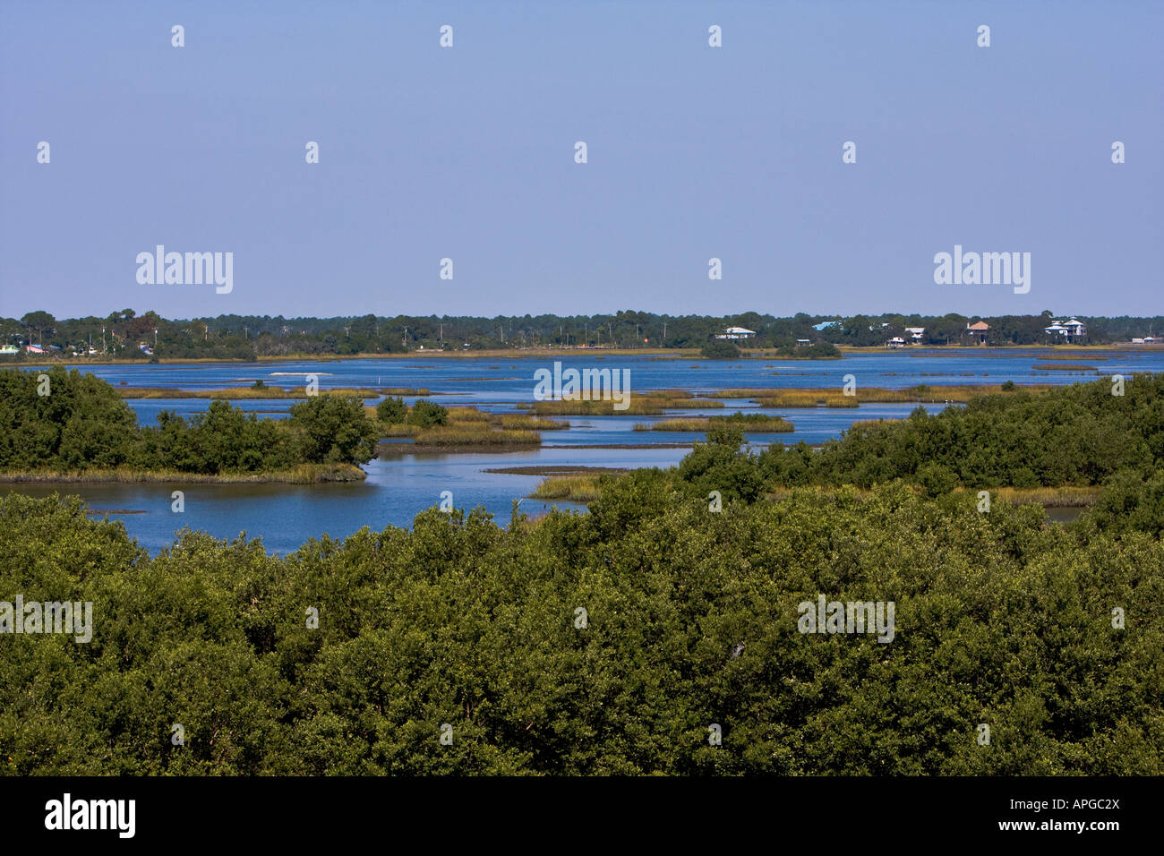 Tourist and Vacation Views of Historical Cedar Key Florida Stock Photo ...