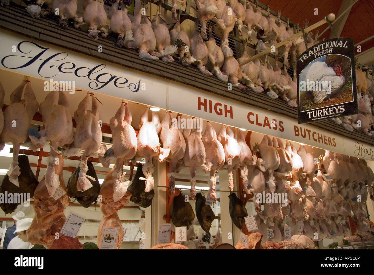 Turkey hell 3- Oxford Covered Market Stock Photo - Alamy