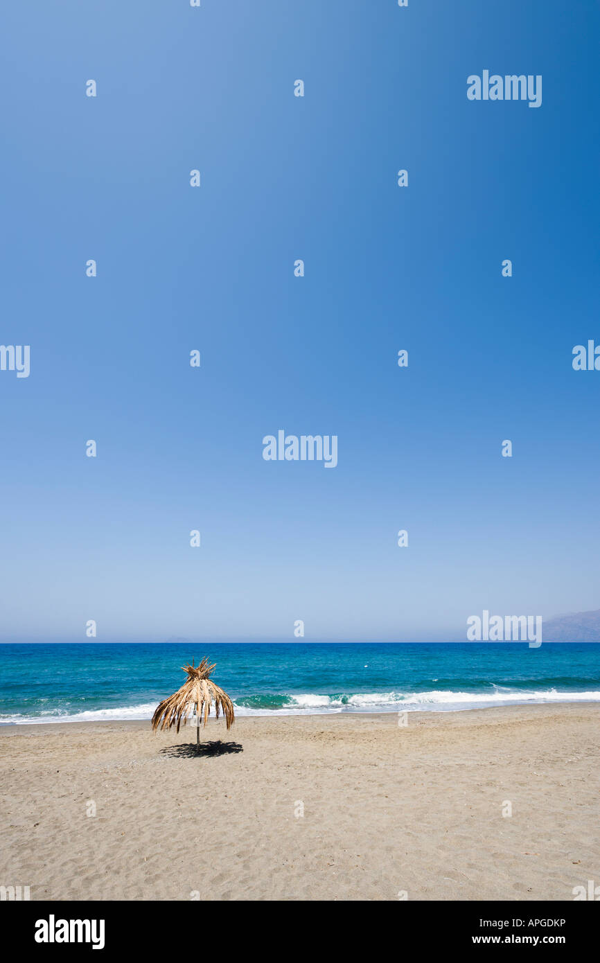 Beach, Kalamaki, Iraklion Province, South Coast, Crete, Greece Stock ...