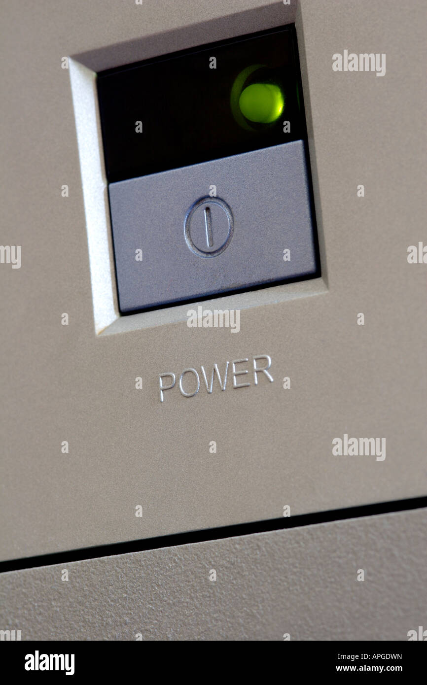 Stand by button on tv power on Stock Photo - Alamy