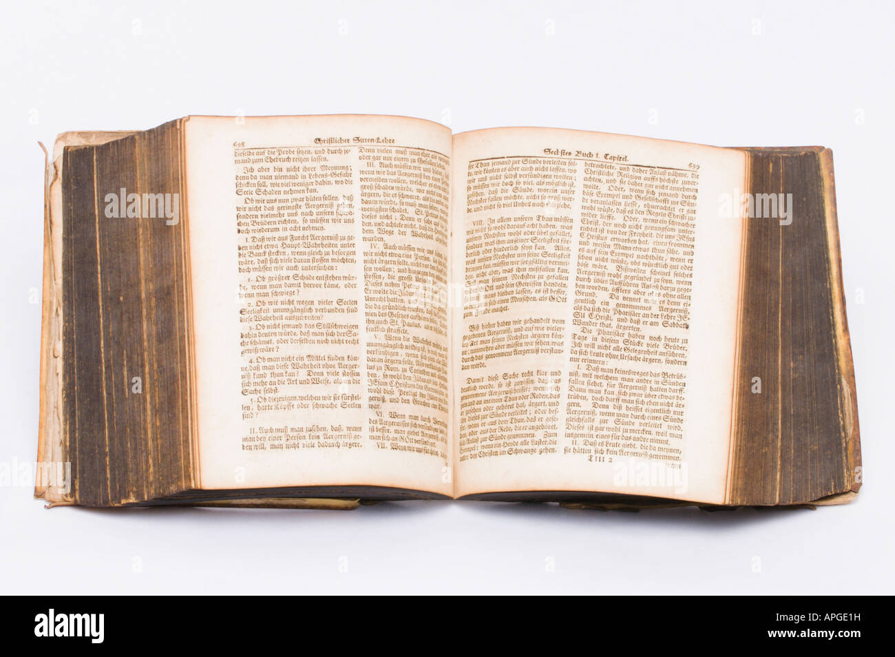 old german book Stock Photo - Alamy