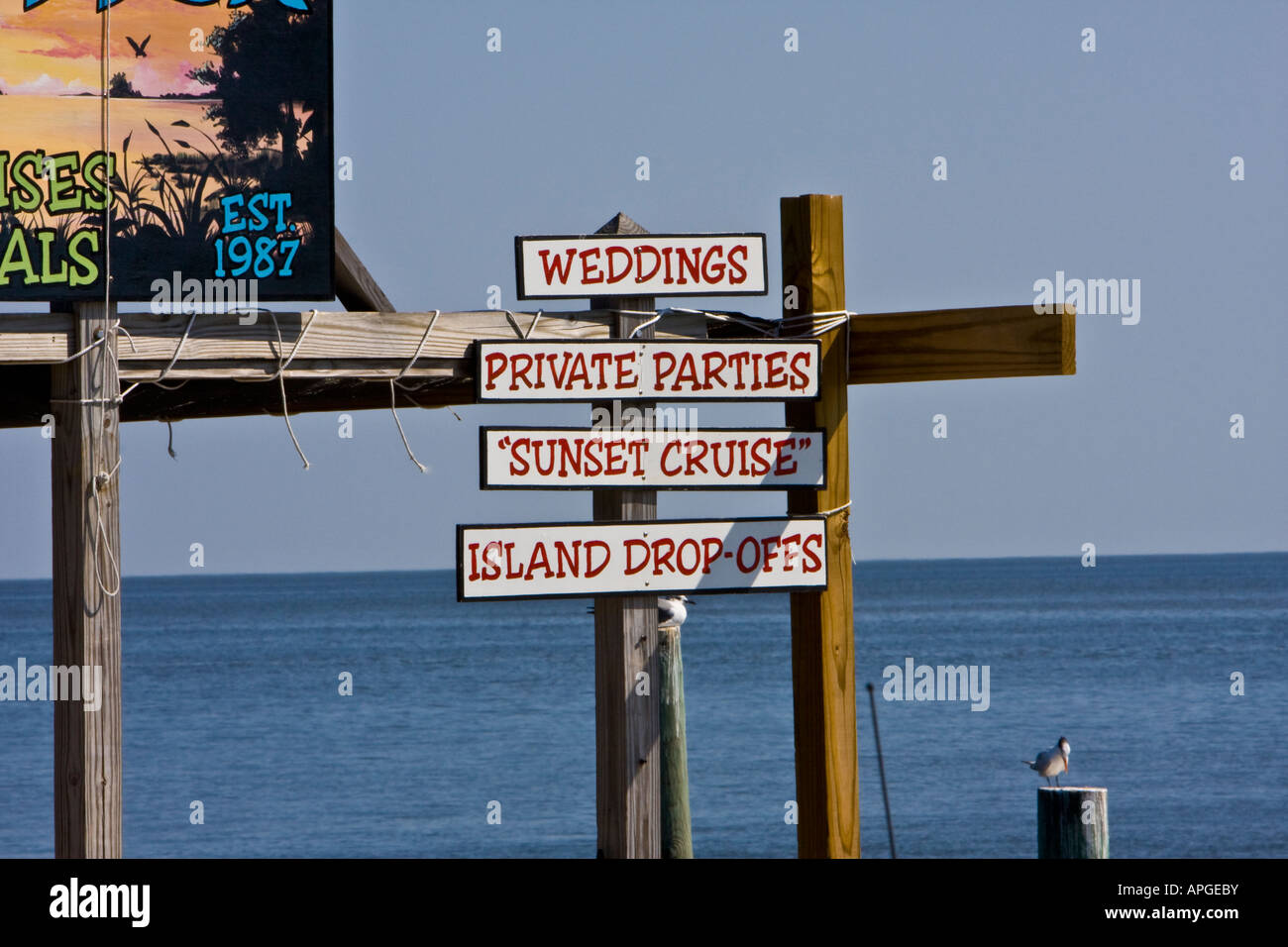Tourist and Vacation Views of Historical Cedar Key Florida Stock Photo ...