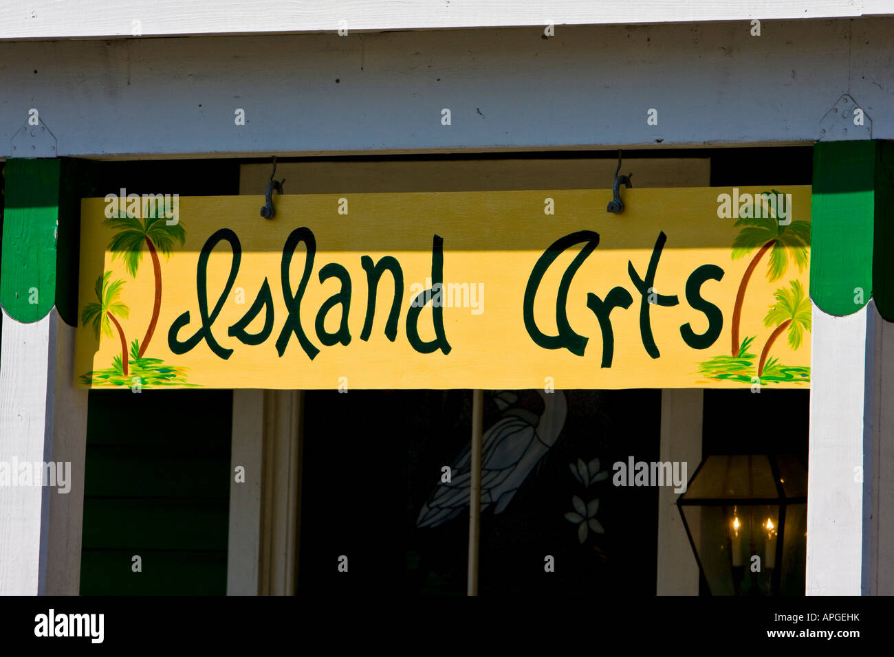 Island Arts Sign Stock Photo - Alamy