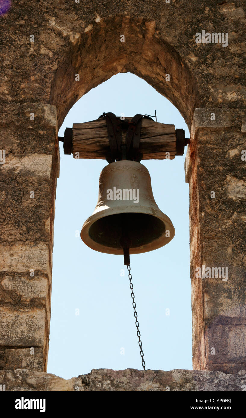Greek Church Bell on the island of Lefkas Stock Photo - Alamy