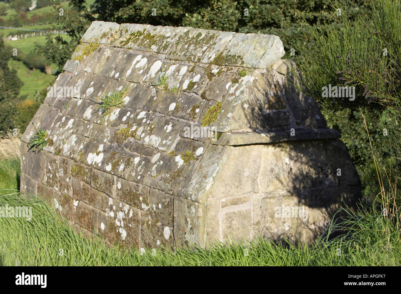 church shaped tomb containing the body of a saint at 12th century ...