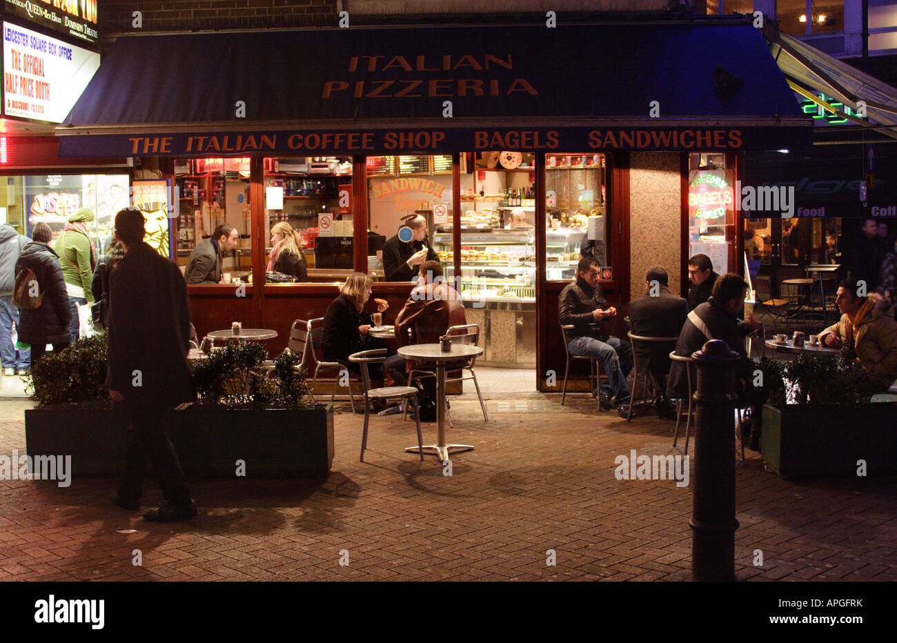 Leicester square nightlife hi-res stock photography and images - Alamy