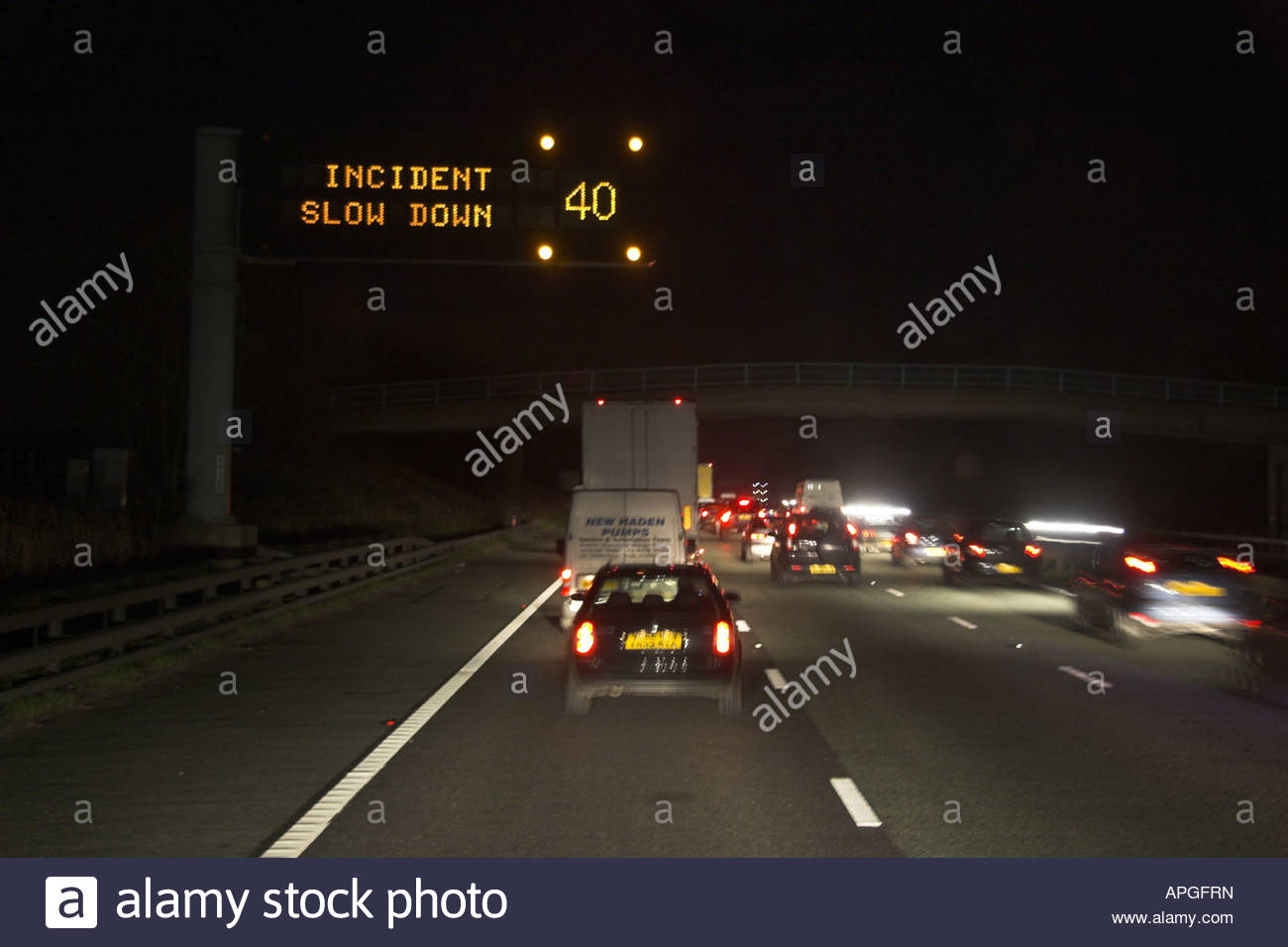 Motorway Matrix Sign High Resolution Stock Photography and Images - Alamy