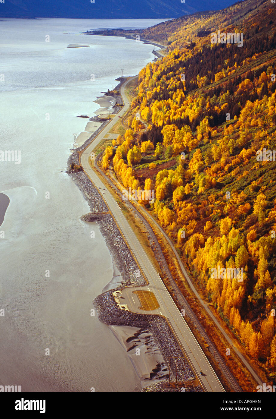 Turnagain arm and seward highway alaska hi-res stock photography and ...