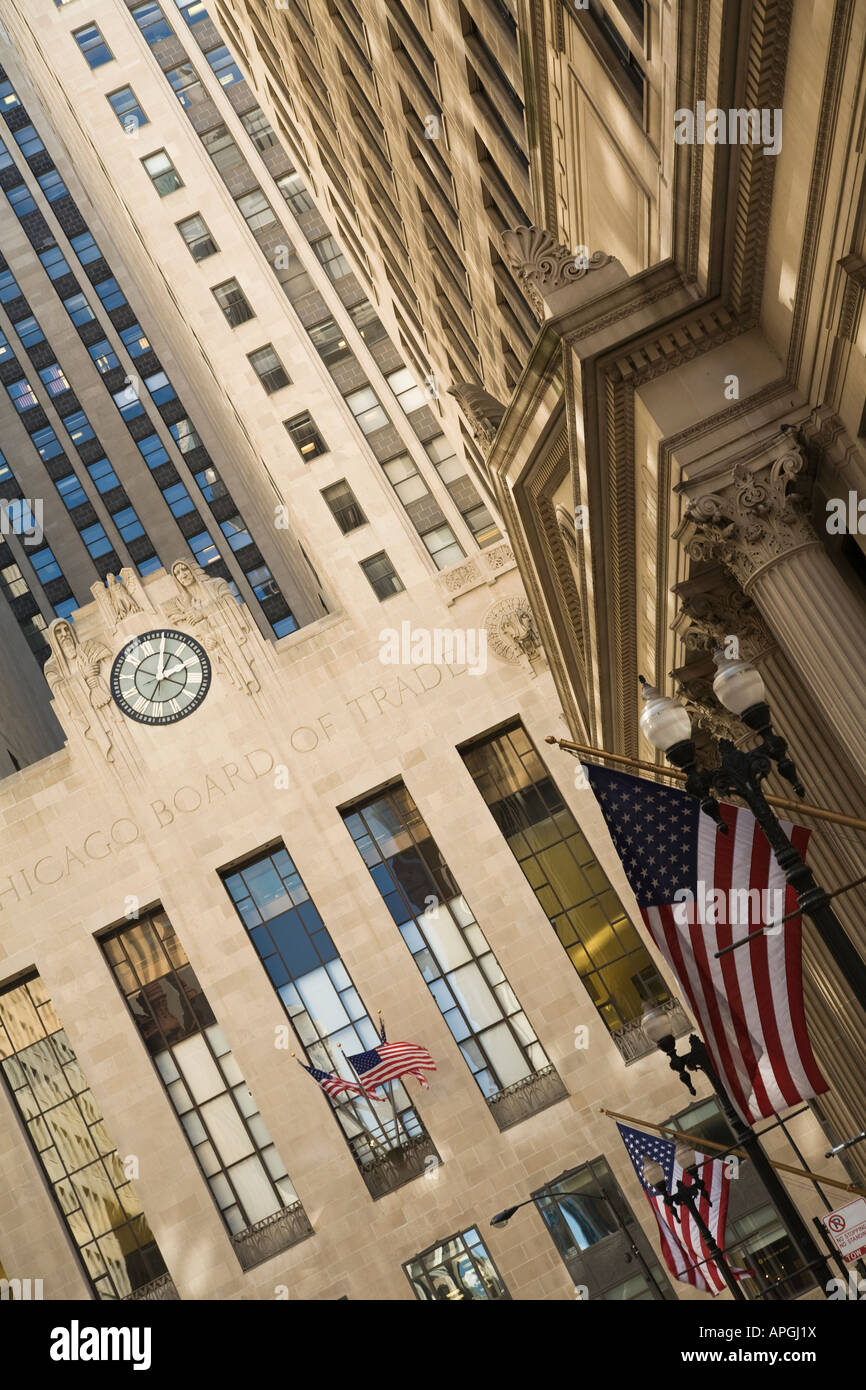 ILLINOIS Exterior of Chicago Board of Trade on LaSalle Street Federal ...